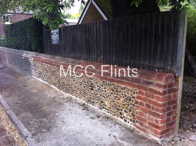 MCC Flints | Traditional flint wall build, repair, restoration and re ...